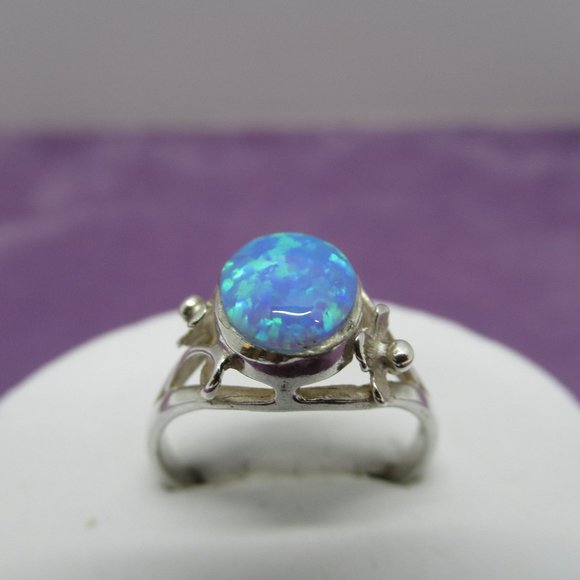 Jewelry | 925 Sterling Silver Opal Ring | Poshmark